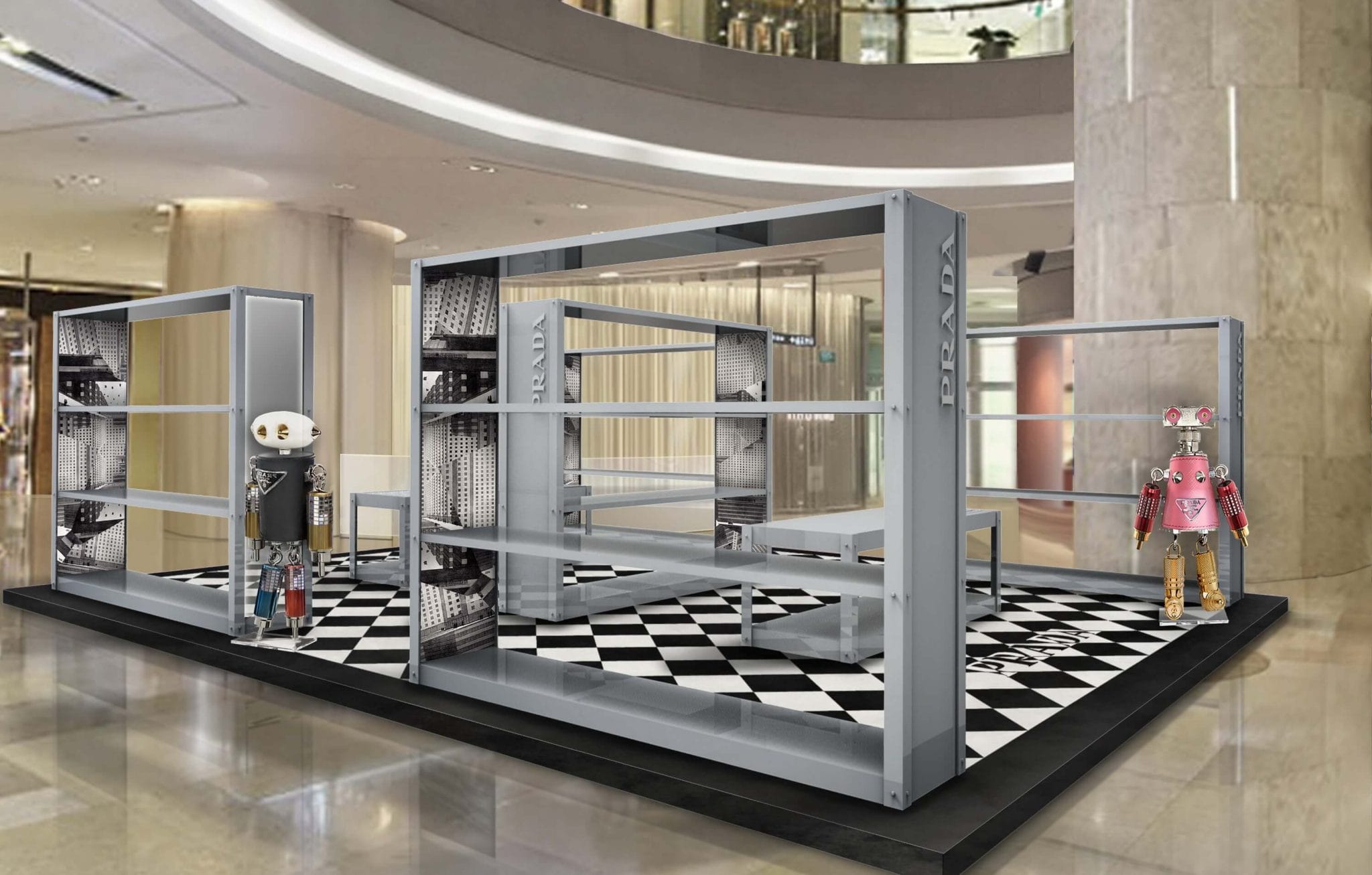 Prada’s Ion Orchard pop-up is dedicated to its timeless Nylon Vela ...