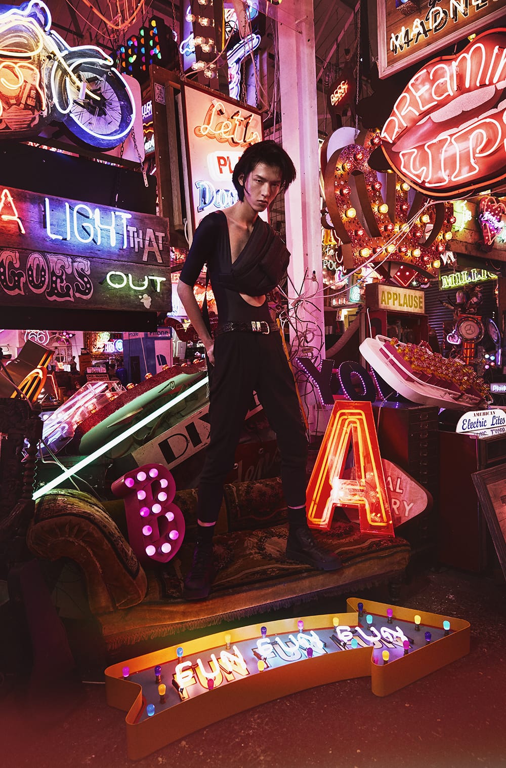 Neon Playground - Men's Folio